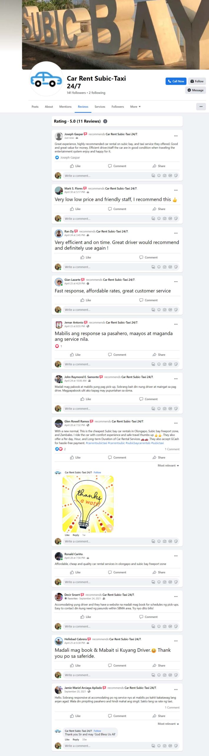 Car Rent Subic Taxi 24/7 | Travel Us Today! +639175821293